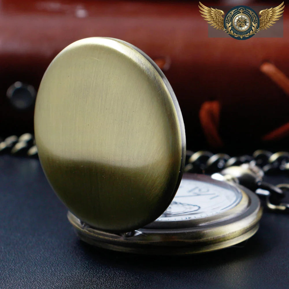 Montre de poche L'Héritage Chasseur | Quartz Bronze Antique Rétro ...
